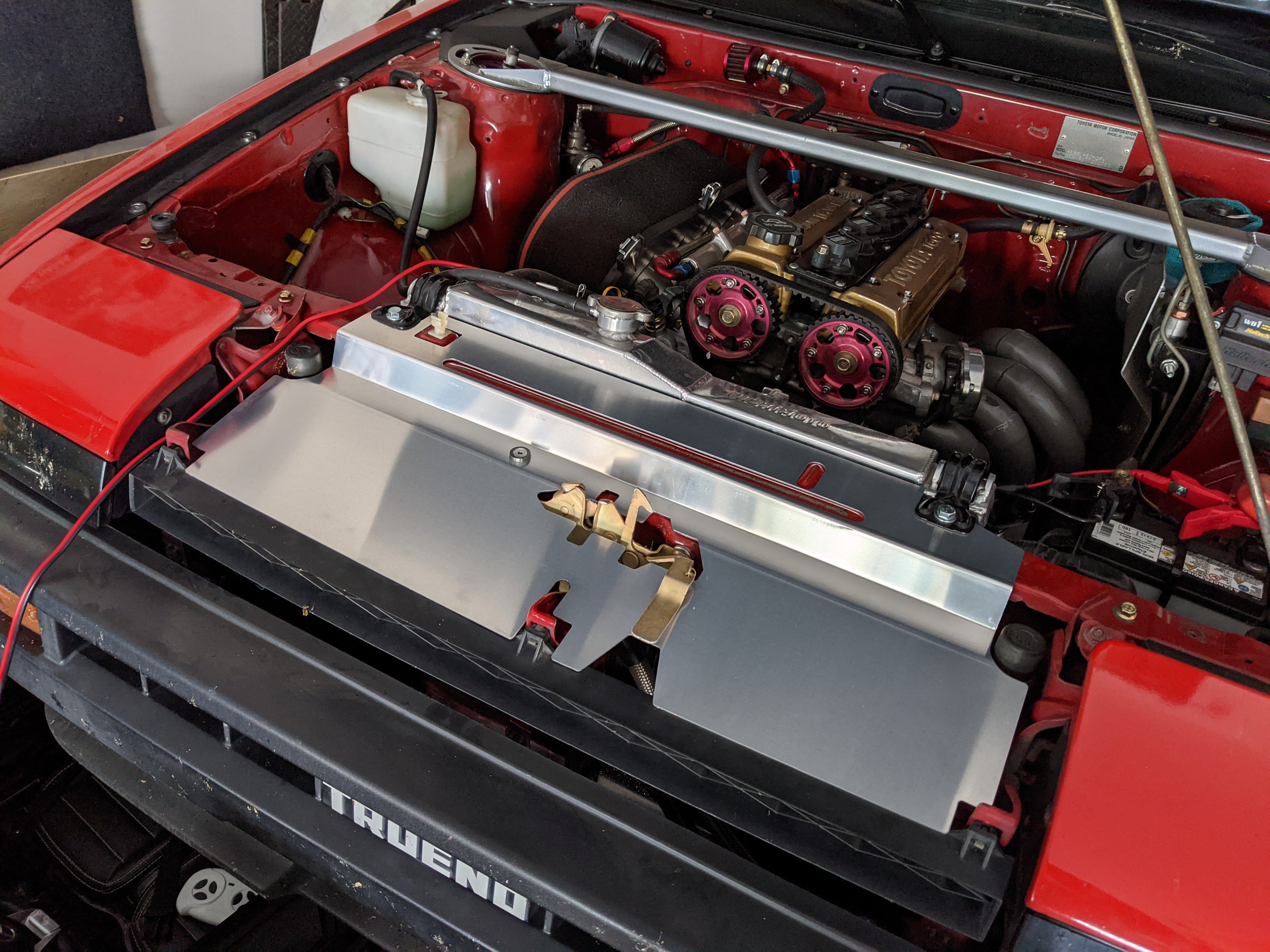 84-87 TOYOTA COROLLA AE86 TRUENO UPPER COOLING PLATE – RA Motorsports ...